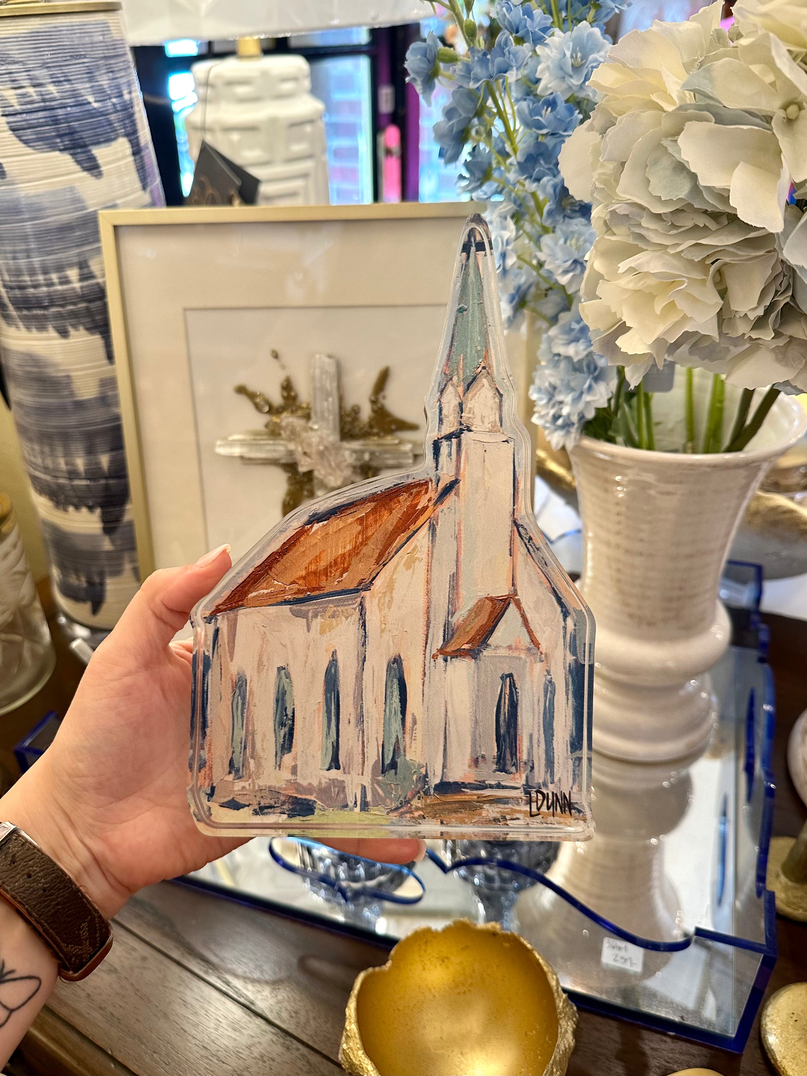 Acrylic Painted Church – Southern Antiques
